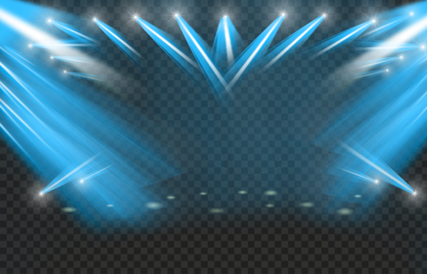 PNG Blue Stage Light Spots Effect | Citypng