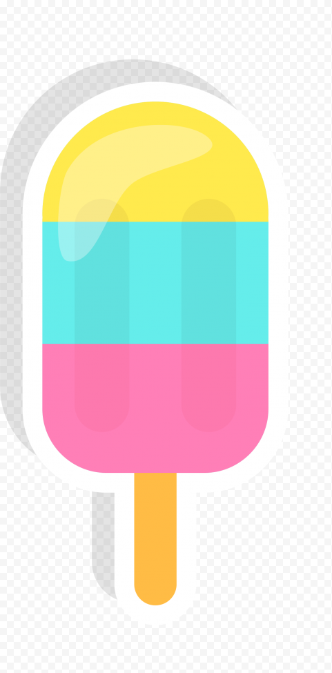 PNG Colorful Ice Cream Bar Sticker Illustration | Citypng