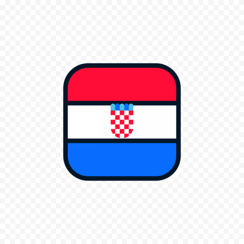 PNG Vector Square Croatia Flag Icon | Citypng