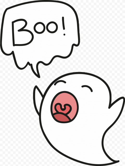 PNG Cute Boo Ghost Crying Cartoon | Citypng