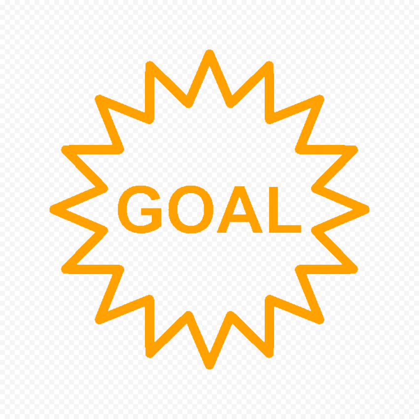 PNG Goal Orange Word Icon | Citypng