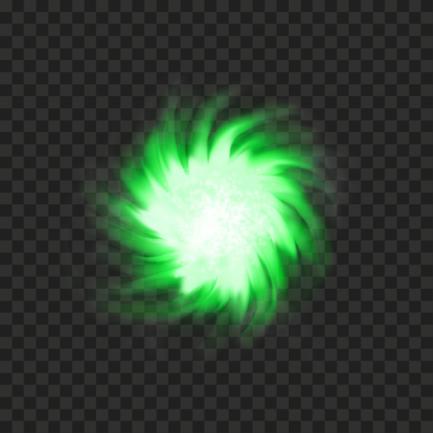 PNG Green Light Energy Ball Effect | Citypng
