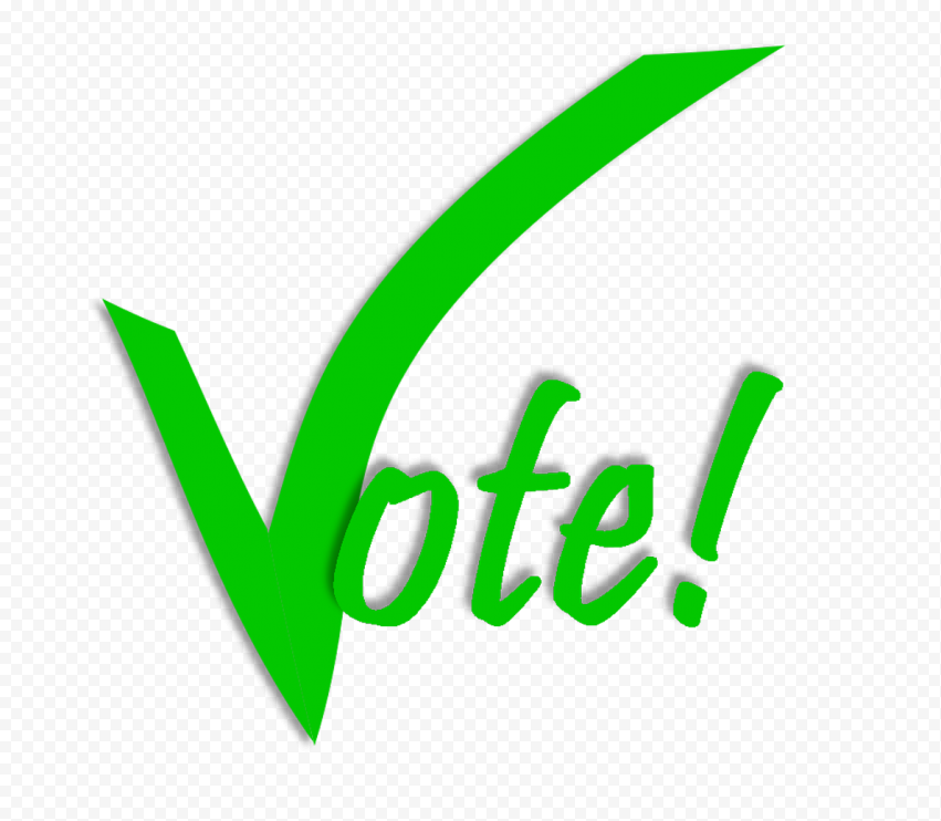 PNG Green Vote Word | Citypng