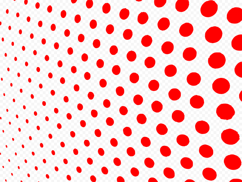 PNG Halftone Red Polka Dots Abstract | Citypng