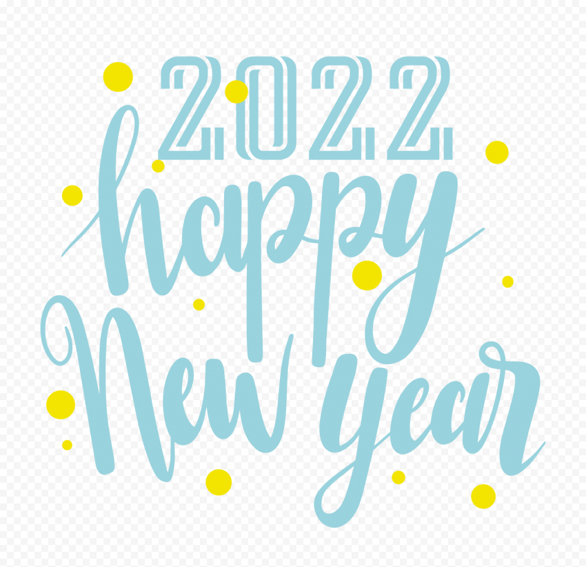 PNG Happy 2022 Year Calligraphy Illustration | Citypng