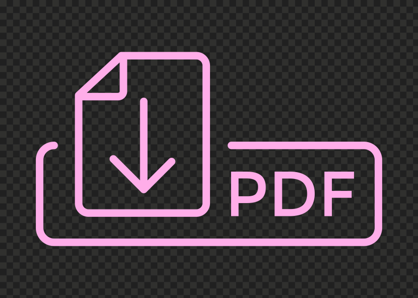 PNG PDF Download Pink Outline Button Icon Logo | Citypng