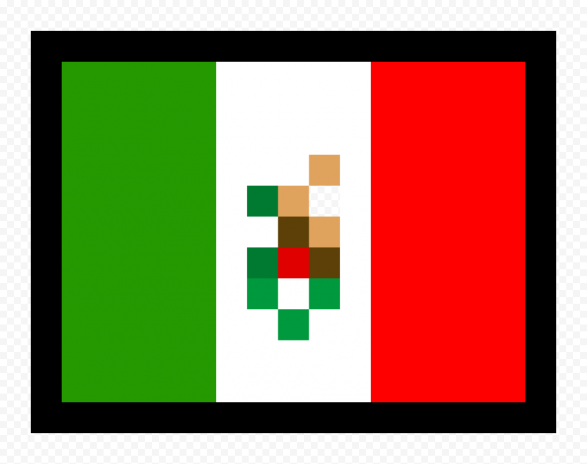 PNG Pixel Art Mexico Flag Icon | Citypng