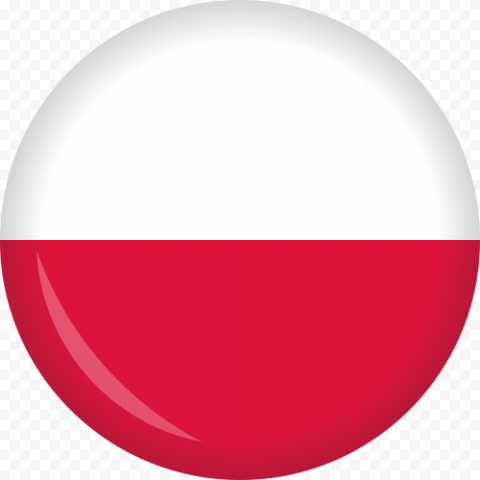 Flat POL Poland Flag Icon PNG | Citypng