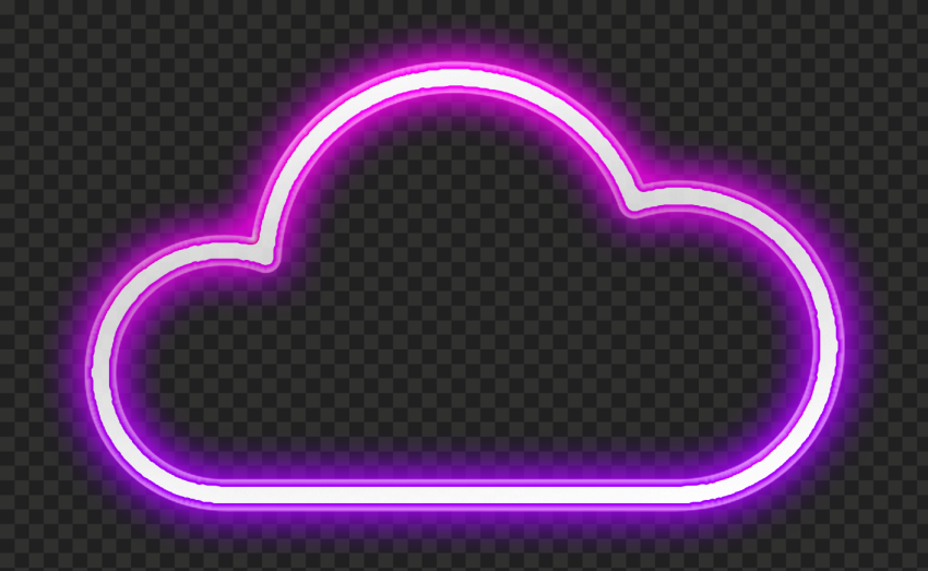 Clipart Green Neon Cloud Icon PNG | Citypng