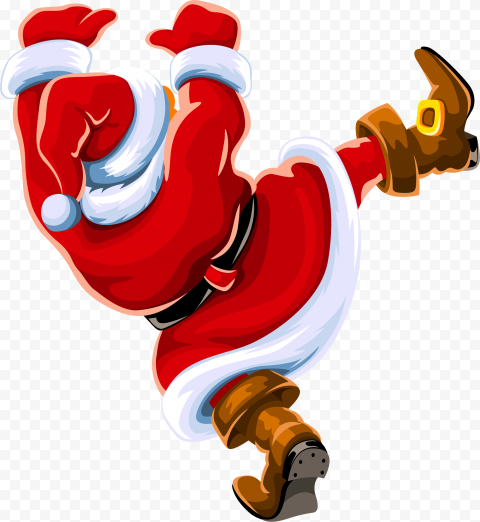 PNG Santa Claus Cartoon Character Back View | Citypng