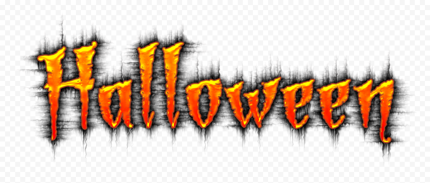 PNG Spooky Halloween Typography Text Logo | Citypng