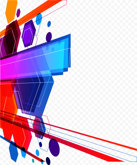 PNG Technology Multicolor Abstract Brochure Cover | Citypng