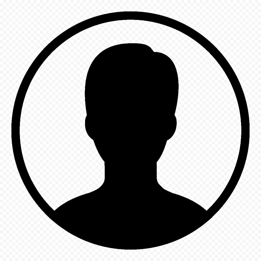 Profile User Round Black Icon Symbol HD PNG | Citypng