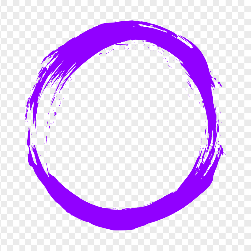 Purple Brush Stroke Circle PNG Image | Citypng
