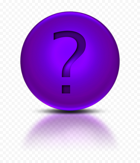 Purple Glossy Question Mark Circle Icon Logo PNG | Citypng