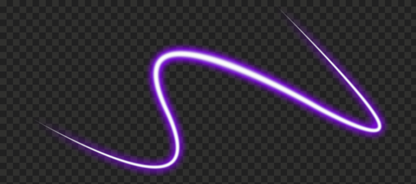 Purple Glowing Neon Wavy Line PNG | Citypng