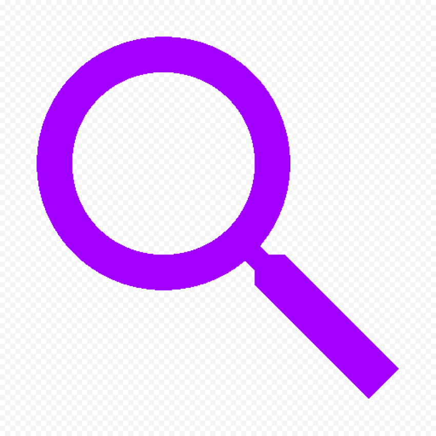 Purple Search Icon Button Transparent PNG | Citypng