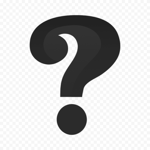 Question Mark Black Vector Icon Symbol PNG | Citypng