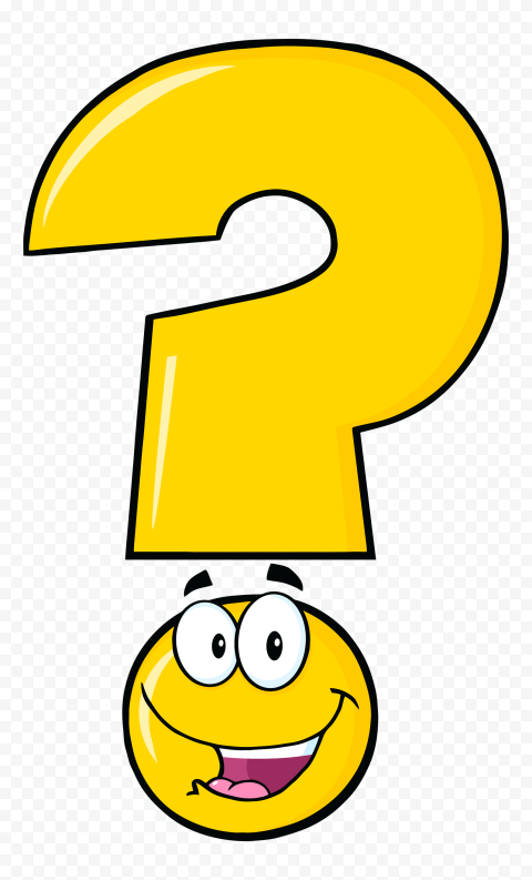 Question Mark Yellow Cartoon Character PNG | Citypng