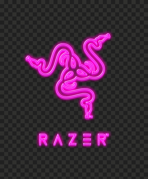 Razer Pink Neon Logo HD PNG | Citypng