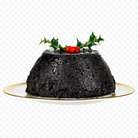 HD Vector Christmas Pudding Cake Transparent PNG | Citypng