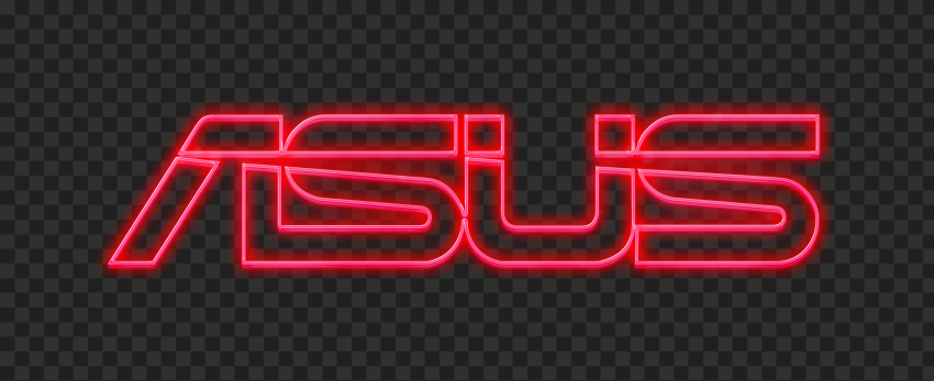 Red Asus Neon Logo HD PNG | Citypng