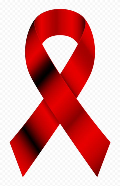 Red Awareness Ribbon Illustration PNG | Citypng