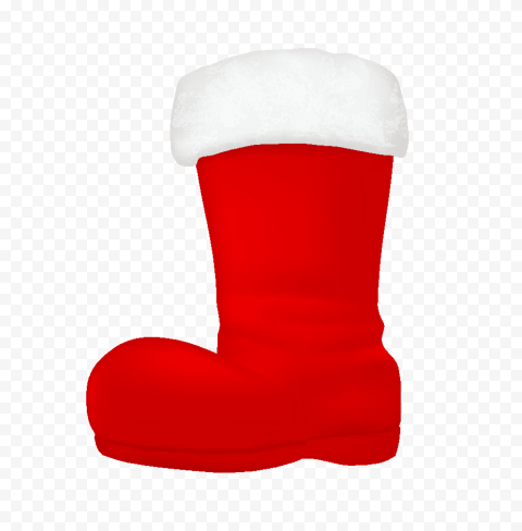 Red Christmas Santa Shoe Illustration FREE PNG | Citypng