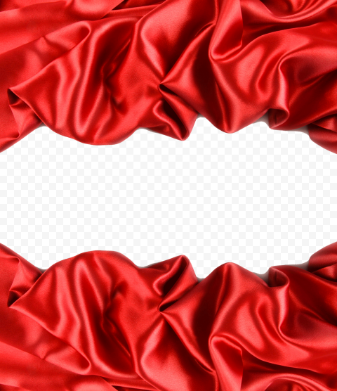 Red Fabric Silk Borders FREE PNG | Citypng