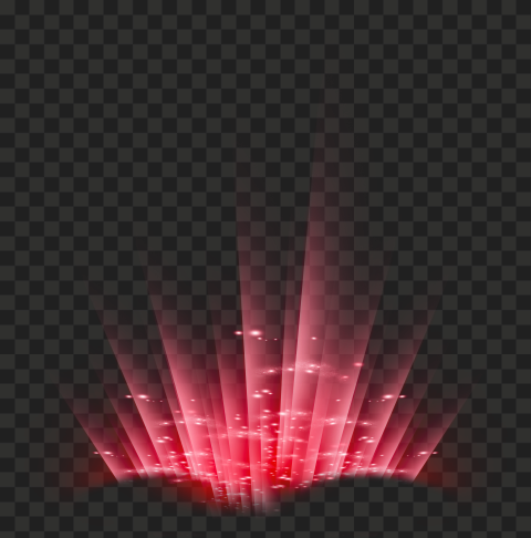 Red Glowing Rays Effect Transparent Background | Citypng