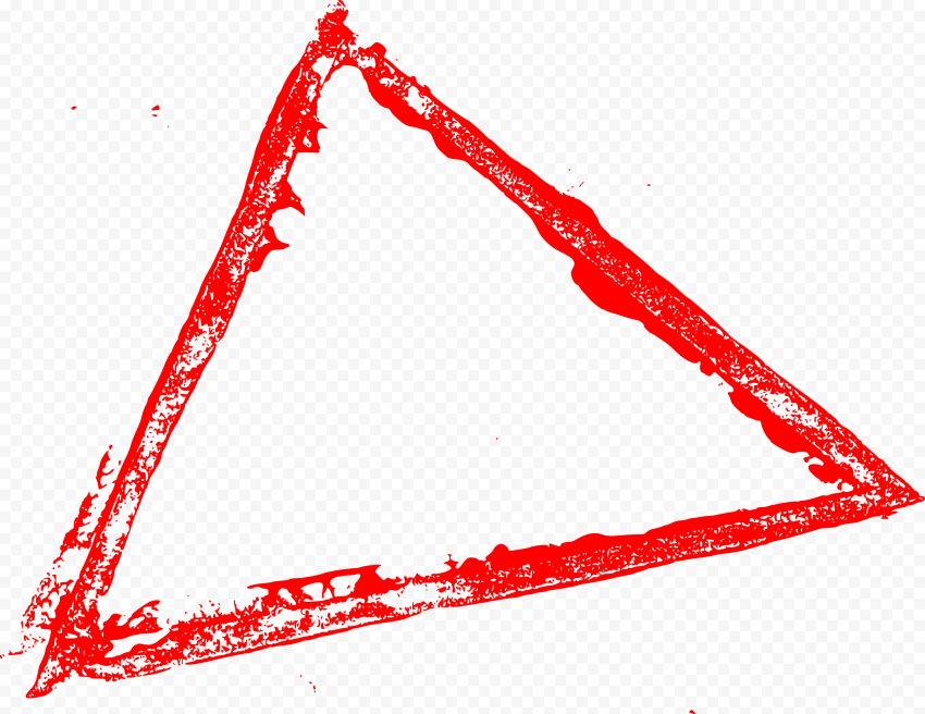 Red Grunge Triangle Transparent Background | Citypng