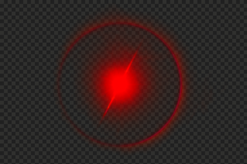 Red Luminous Circle Effect PNG | Citypng