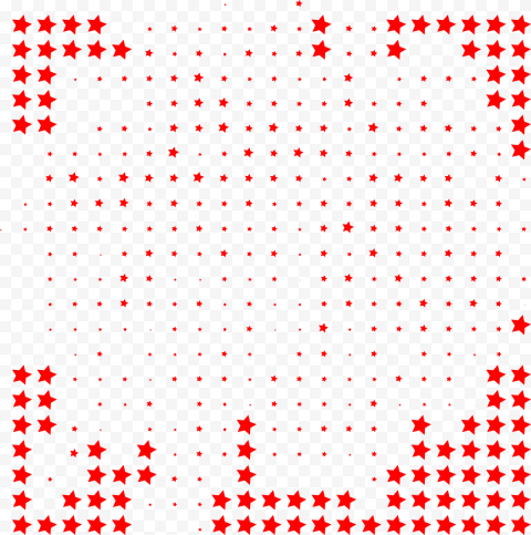 Red Polka Halftone Dots Stars | Citypng