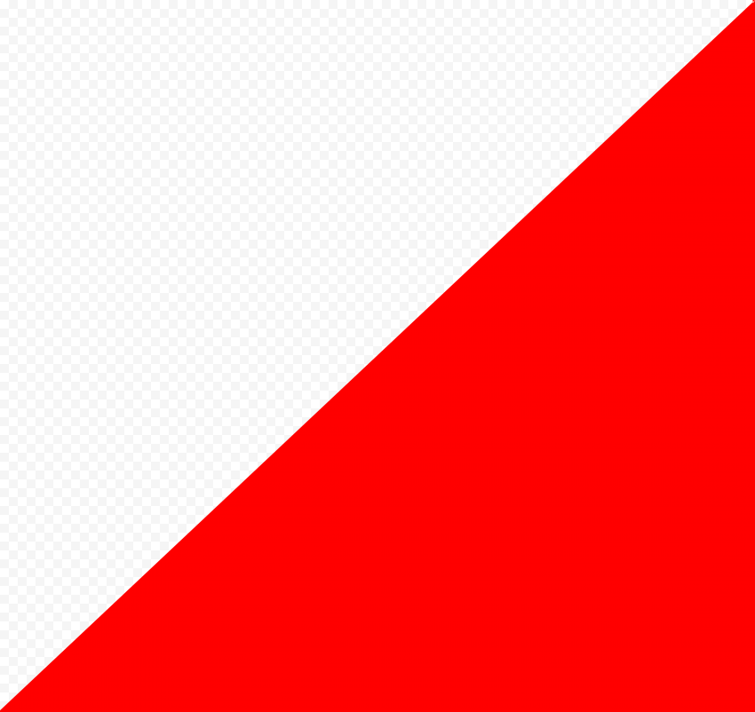 Red Triangle Right Angle Transparent Background | Citypng