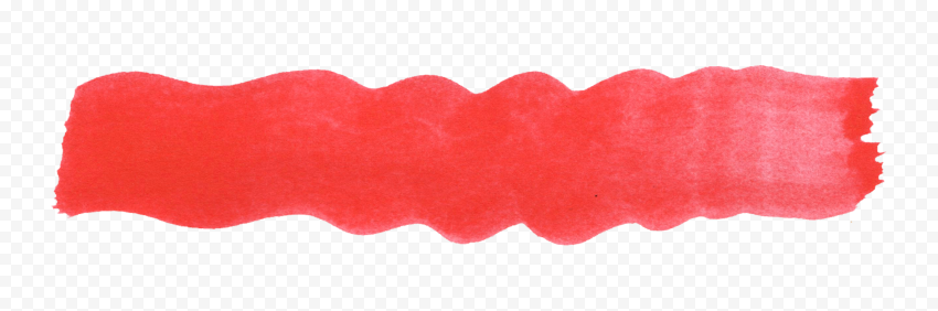 Red Watercolor Brush Stroke Wave Line PNG | Citypng