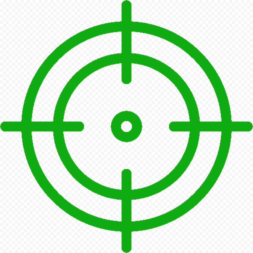 HD Reticle Crosshair White Icon PNG | Citypng