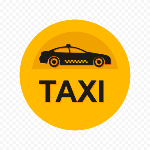 Round Logo Icon Of Taxi Service PNG | Citypng