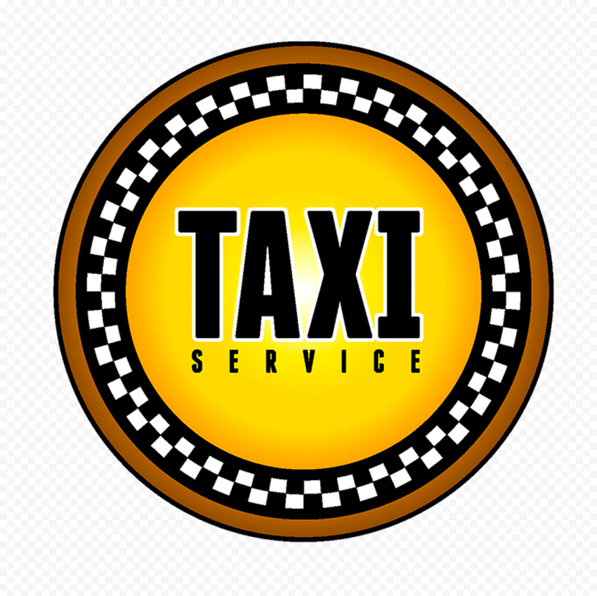 taxi round logo clear background PNG & clipart images | Citypng