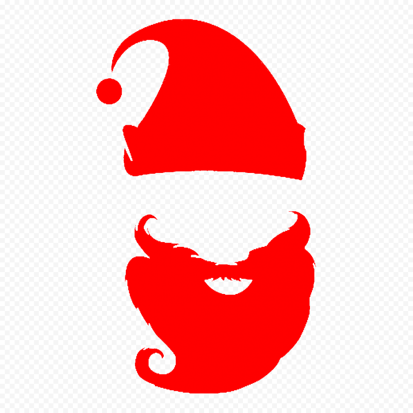 Transparent Santa Beard