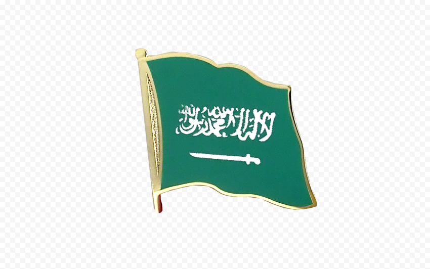 Saudi Arabia Lapel Pin Flag PNG | Citypng