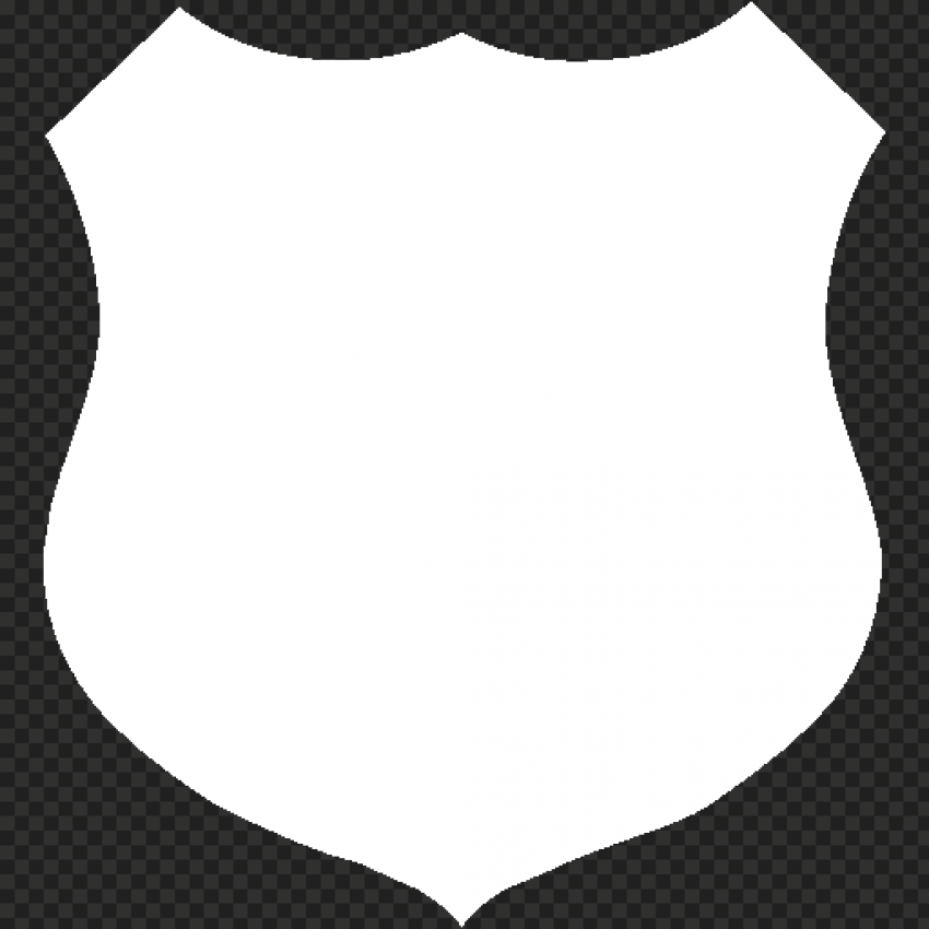 Shield Shape White Icon PNG | Citypng