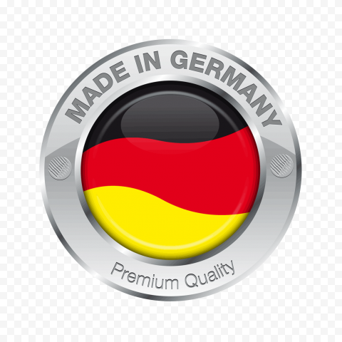Silver Round Made In Germany Sign | Citypng