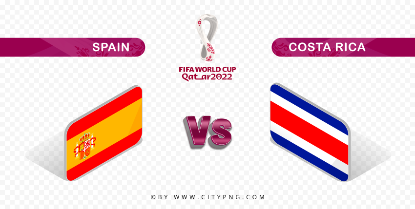 Spain Vs Costa Rica Fifa World Cup 2022 PNG Image | Citypng