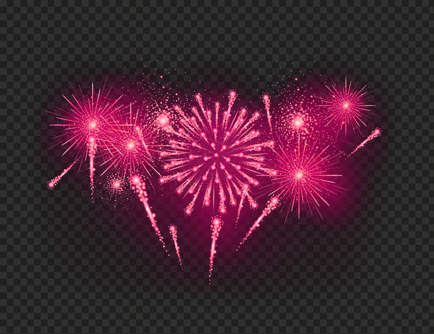 Sparkle Pink Fireworks Download PNG | Citypng