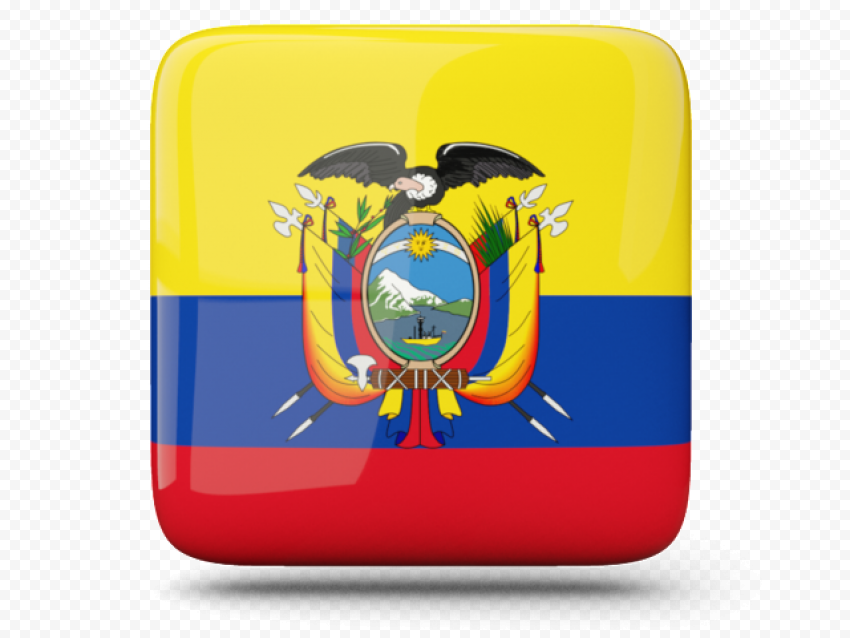 Ecuador Fingerprint Flag PNG | Citypng
