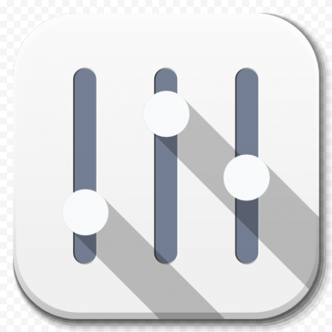 Square Settings App Icon Transparent PNG | Citypng