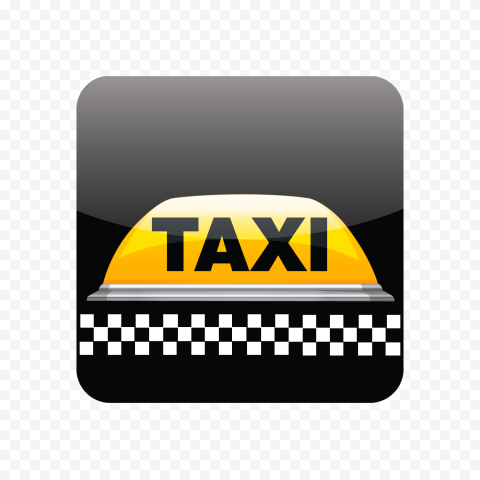 Square Taxi App Icon Image PNG | Citypng