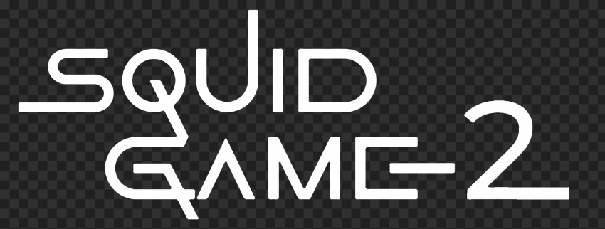 Squid Game 2 White Logo Download PNG | Citypng