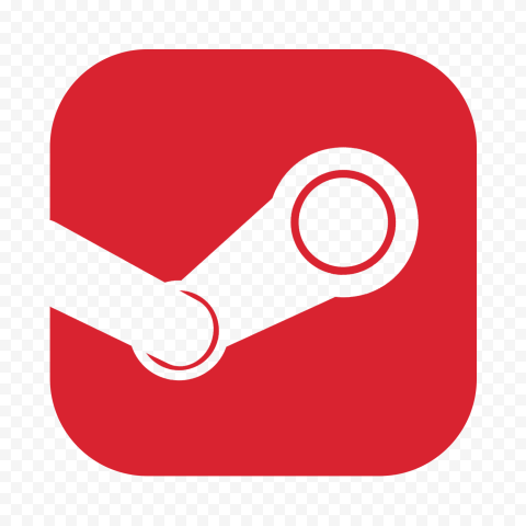 Steam Red Square Icon Transparent Background | Citypng