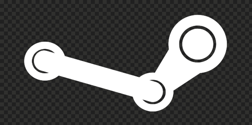 Steam White Icon Sign Logo PNG | Citypng